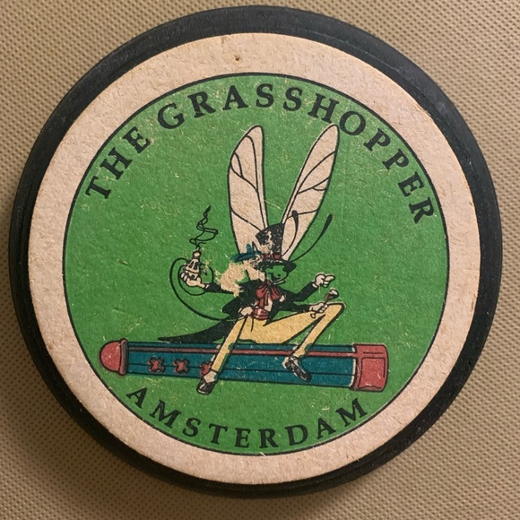 Wall Decor | Vintage World Famous The Grasshopper 199s Coaster Amsterdam | Poshmark